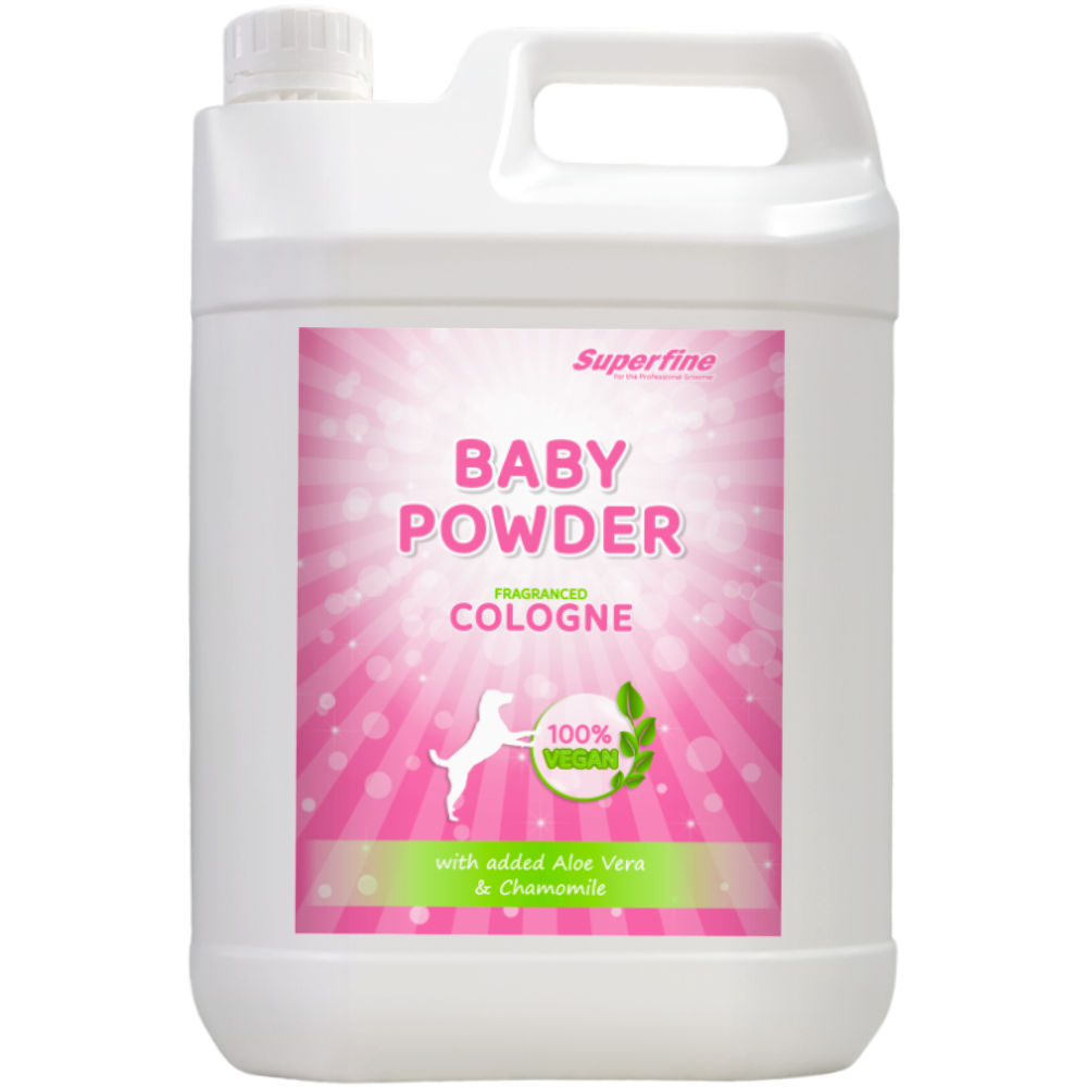 BABY POWDER COAT COLOGNE 5L - Superfine Dog Grooming Products